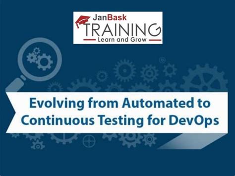 Growing From Automated To Continuous Testing For Devops Ppt