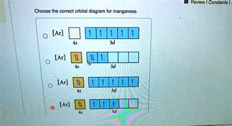 Manganese Orbital Diagram