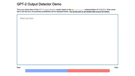 GPT 2 Output Detector BestofAI