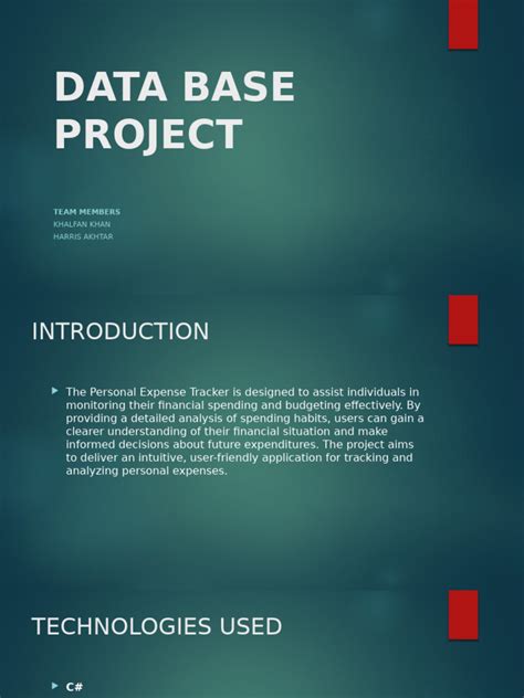 Data Base Project Pdf