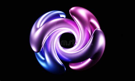 3d Render Abstract Background Modern Geometric Shape Wallpaper Stock Illustration Illustration