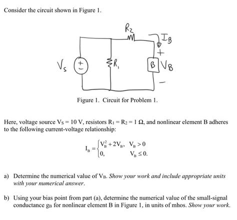 Solved Consider The Circuit Shown In Figure 1 Figure 1