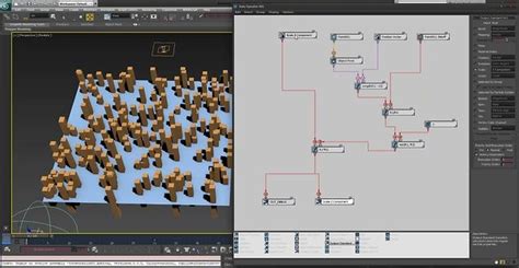 procedural scaling with particle flow box 3