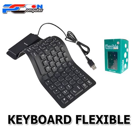Jual Keyboard Flexible Usb Komputer Laptop Mini Keyboard Lipat