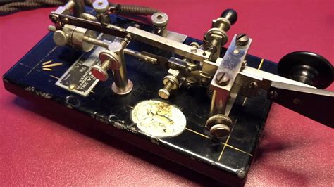 1920 Vibroplex Model X Improved Version Youtube