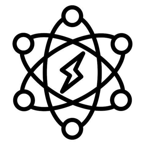 Premium Vector Vector Design Atomic Energy Icon Style
