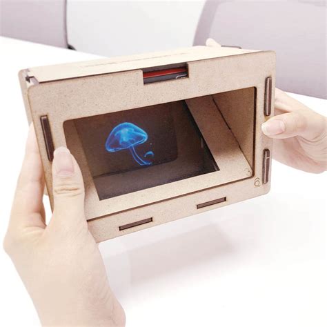 Diy 나무 메이커 키트 3d 입체 영상 홀로그램 만들기 비피랩코딩교육연구소