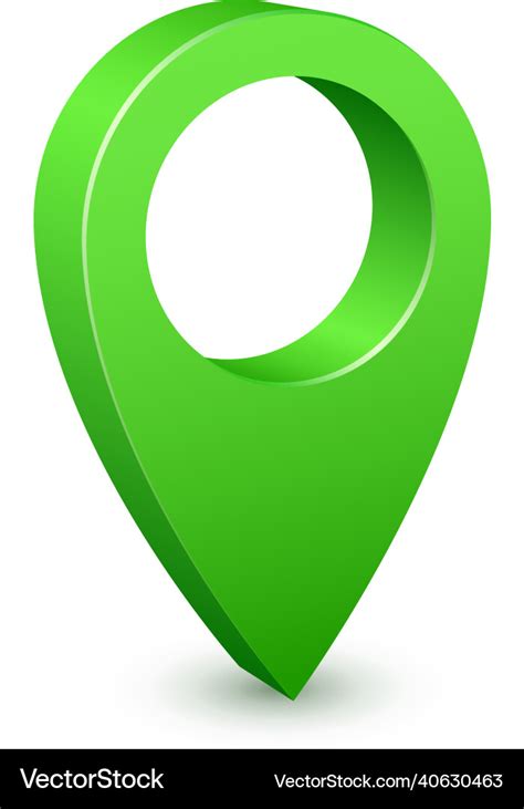 Map Pin Icon Green