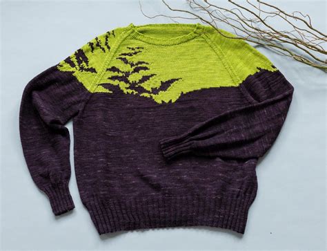 Knitting Pattern Bats Sweater Etsy