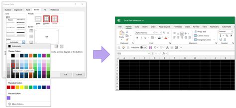 How To Use Or Mimic Dark Mode In Microsoft Excel Complete Guide