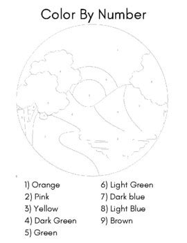 Nature Color By Number By Carrie Butler TPT