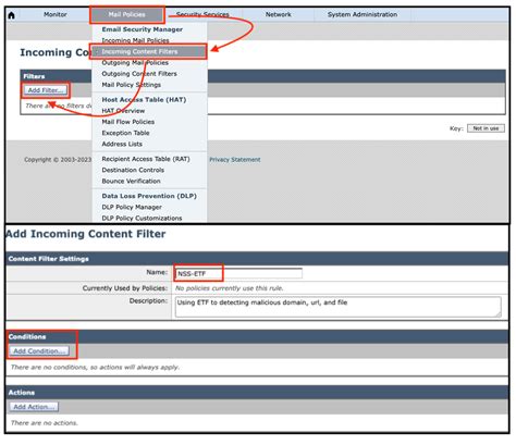 Cisco Esa Integration With External Threat Feeds Etf Network Security Solutions Notes