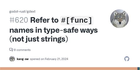 Refer To ` Func ` Names In Type Safe Ways Not Just Strings · Issue