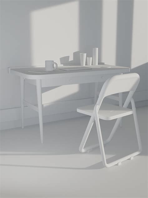 Blender桌子建模！建模选手 站酷zcool