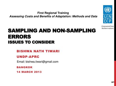 Ppt Sampling And Non Sampling Errors Issues To Consider Powerpoint
