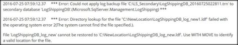 Troubleshooting Log Shipping Issues In Sql Server Best Tips And Tricks