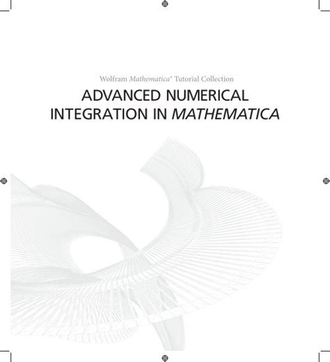 Advanced Numerical Integration In Mathematica Wolfram Research