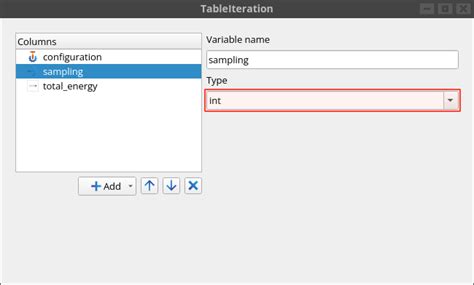 using tables in the workflow builder — quantumatkx 2025 06 documentation