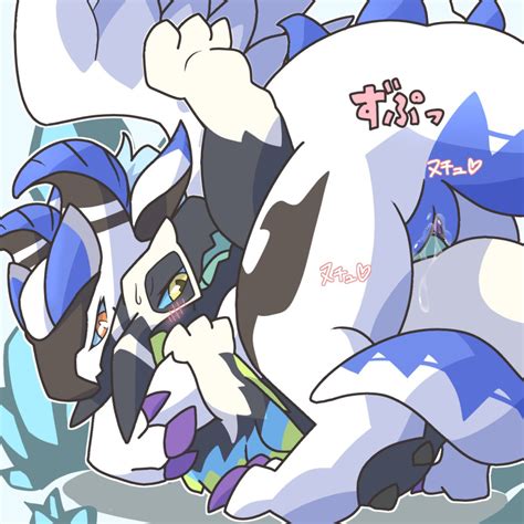 Rule 34 Anbach Blush Daaon Dragon Dragon Duo Female Feral Genitals Hi