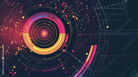 An Infographic Featuring A Radial Chart With Multiple Data Layers