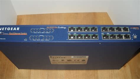 Netgear Port Mbps Fast Ethernet Switch FS By