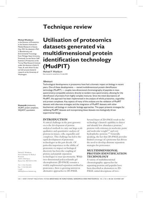 pdf utilisation of proteomics datasets generated via multidimensional