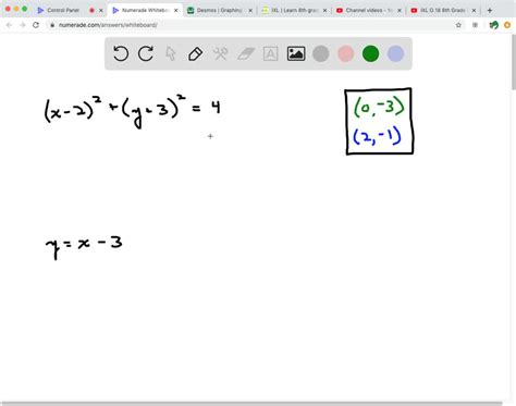 Solvedgraph Both Equations In The Same Rectangular Coordinate System