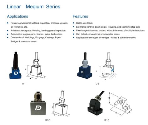Doppler Paut Linear Ultrasonic Phased Array Probe For Ndt