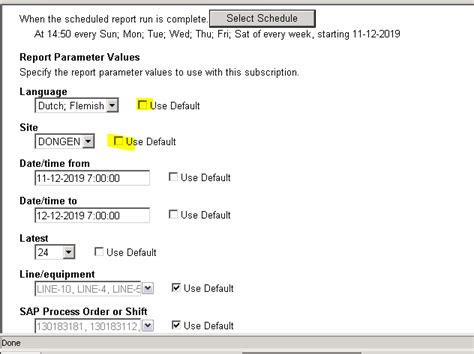 Sql Server How To Set Ssrs Subscription Time As An Expression Stack