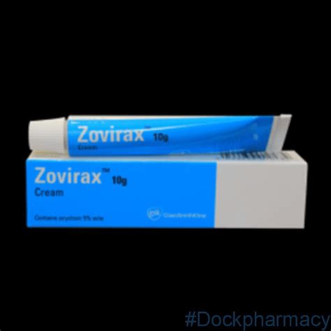 Zovirax Cream 10g Dock Pharmacy
