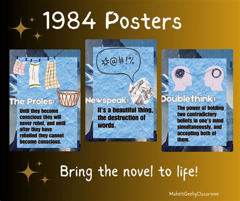 1984 George Orwell Quote Poster 1984 Classroom Poster 1984 Printables