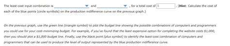 solved 10 using production indifference curves to determine
