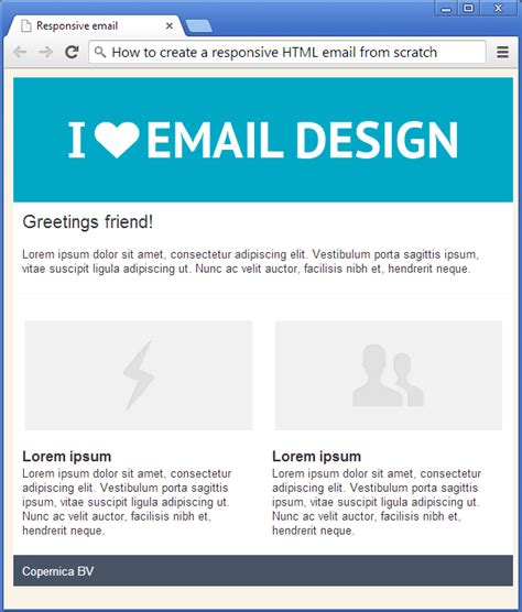 How To Create A Responsive Html Email From Scratch