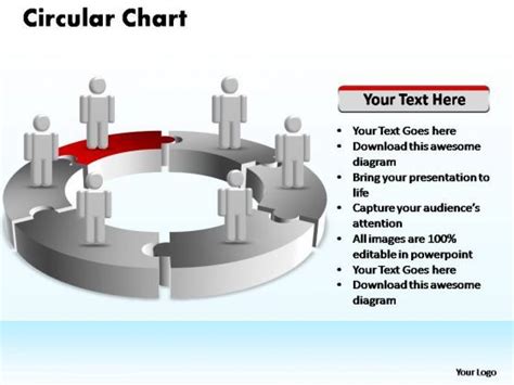 PowerPoint Backgrounds Marketing Circular Ppt Slides
