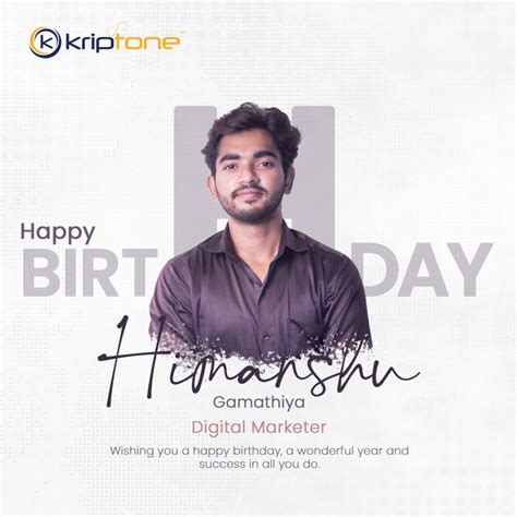 Kriptone On Linkedin Birthday Kntrol Securetomorrownow Kriptone