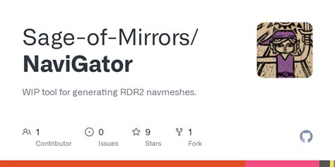 github sage of mirrors navigator wip tool for generating rdr2 navmeshes