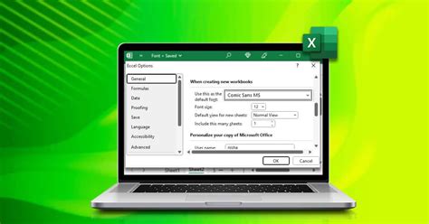 How To Change Default Font In Excel