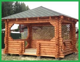 Беседки в Перми | Строительство беседок из дерева