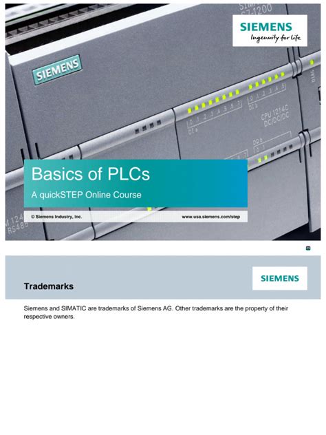 basic plc programming course pdf