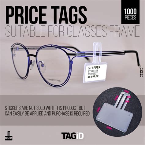Price Tags Suitable For Glasses Frames 1000 Pieces Tagid Ebay