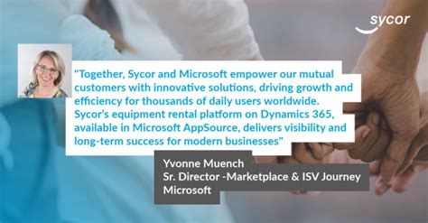 Dynamics 365 Equipment Rental Software Sycor Rental