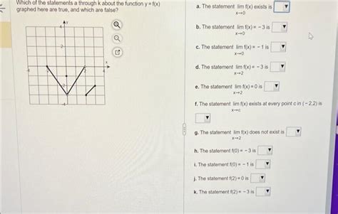 Solved Which Of The Statements A Through K About The