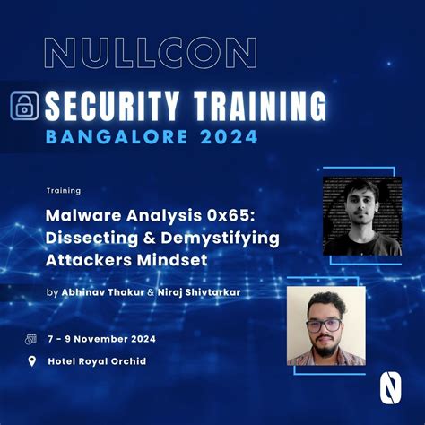 nullcon on linkedin nullconblr2024 malwareanalysis ethicalhacking