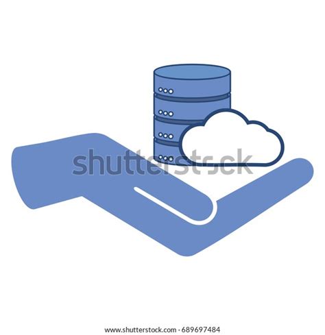 database programming programming concept database cloud stock vector