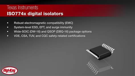 ISO773x 4x Digital Isolators Texas DigiKey