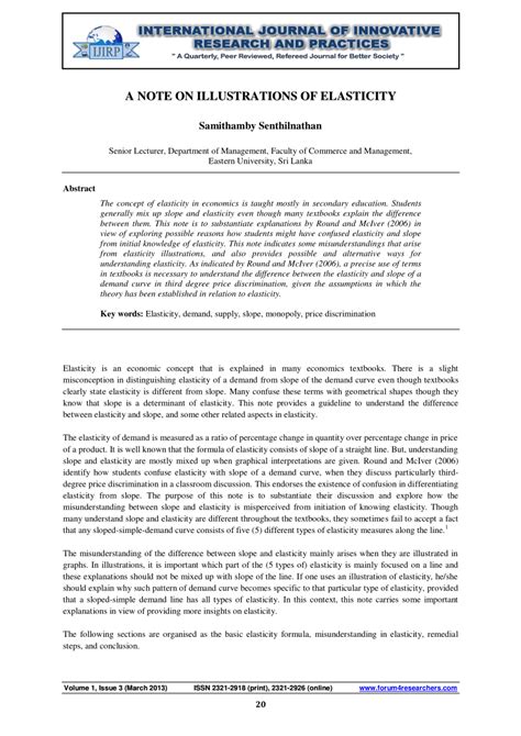 PDF A Note On Illustration Of Elasticity