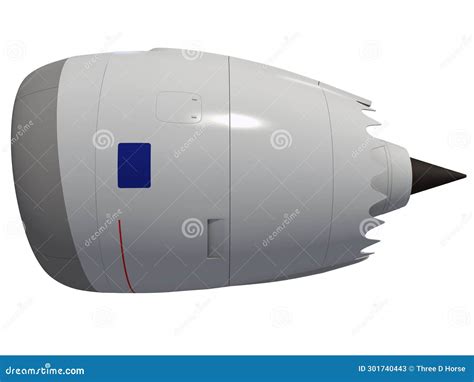 Aircraft Turbofan Engine 3d Rendering Stock Illustration Illustration Of Engine Plane 301740443