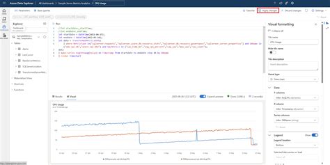 Customize Azure Data Explorer Dashboard Visuals Azure Data Explorer Microsoft Learn
