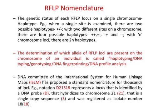 Restriction Fragment Length Polymorphism Powerpoint Slides Learnpick India