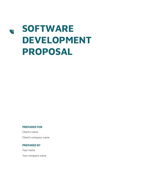 Software Development Proposal Pdf Software Release Life Cycle Software Testing